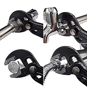 TOOLEAGUE Water Pump Pliers Set, Plumbing Pliers, 7-inch 10-inch 12-inch Groove Slip Joint Set, Push Button Quick Adjustable Pliers