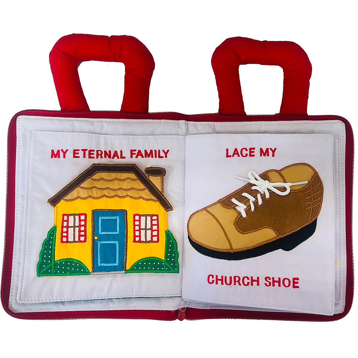 Interactive LDS Quiet Book - My Church of Jesus Christ Quiet Book by My Growing Season | Religious and Educational Soft Busy Sacrament Book for Kids | Engaging Learning Tool for Young Children