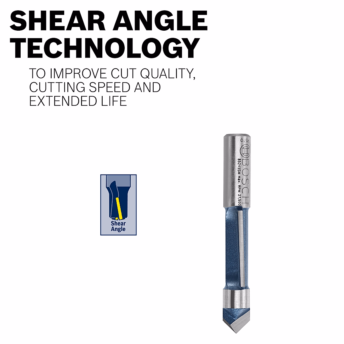 BOSCH 85606M 1-1/4 In. x 11/16 In. Carbide Tipped Wavy Edge Bit