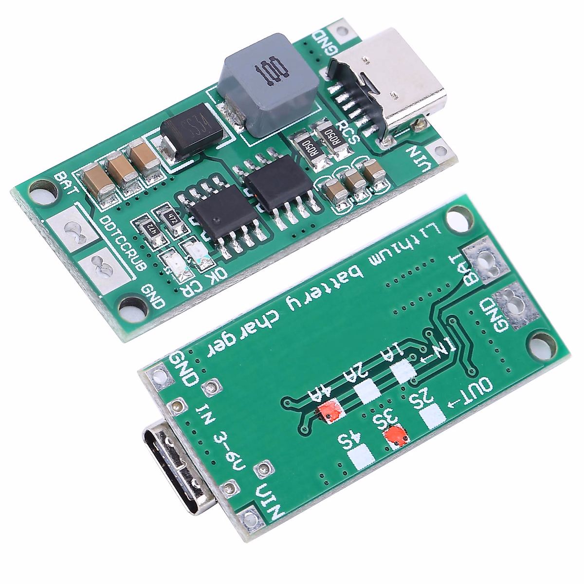 Walfront DDTCCRUB Li ion Battery Charger Module 3S4A Boost Charging Board Liion Battery Charger Module Electronic Component