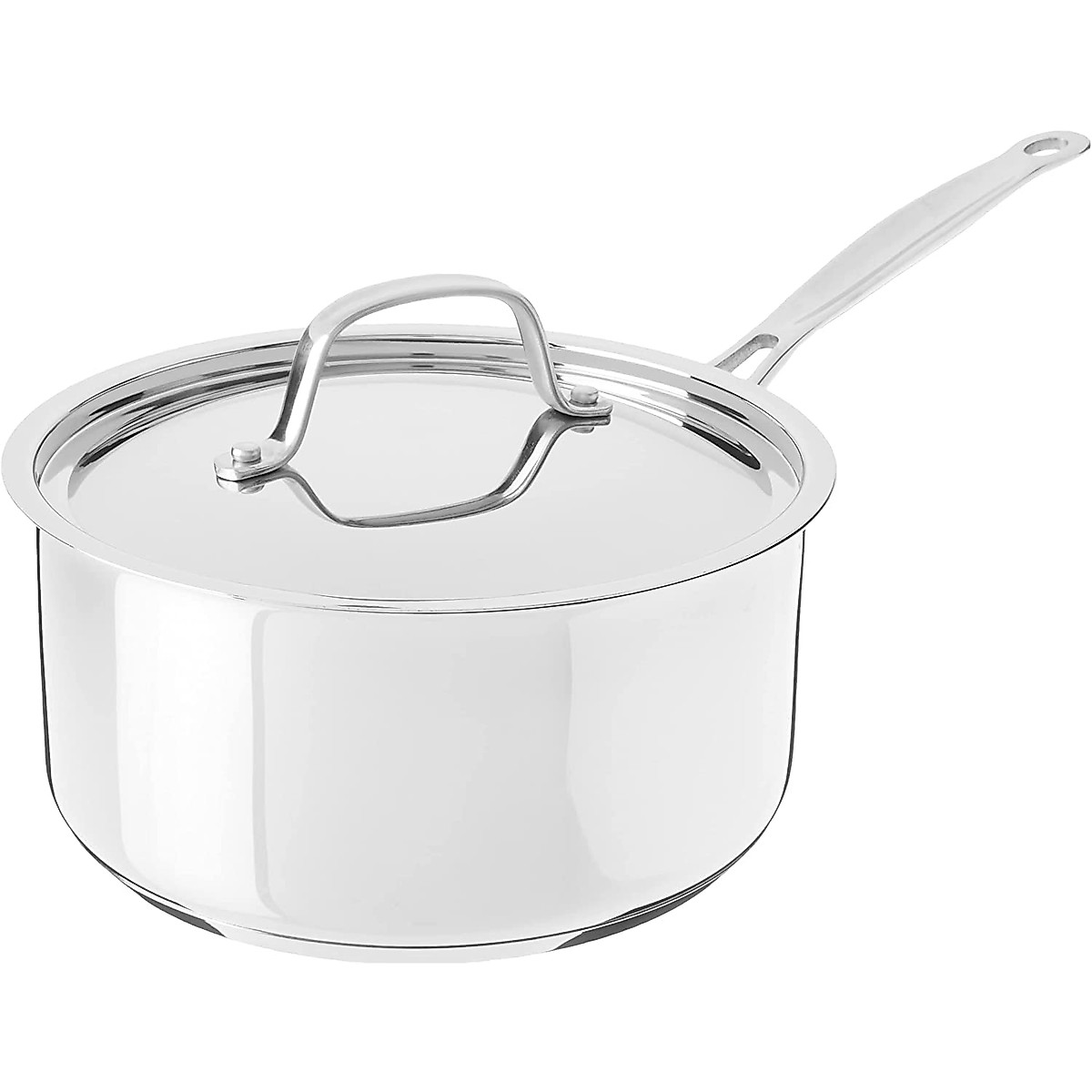 Cuisinart 722-24 10-Inch Chef's-Classic-Stainless-Cookware-Collection, Open Skillet & 7193-20 3-Quart Chef's-Classic-Stainless-Cookware-Collection, Saucepan w/Cover
