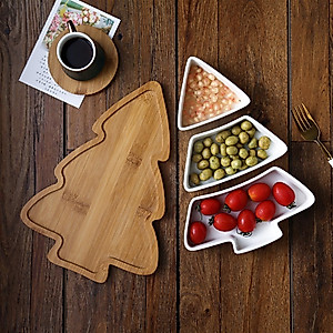 Appetizer Plates Snack Bowls 4 Pack Dessert Fruit Plates Ceramic Snack Plates Candy Porcelain Plates Home Trays Seasoning Plates Dipping Bowls Appetizer Plates Salad Plates Dinner Plates