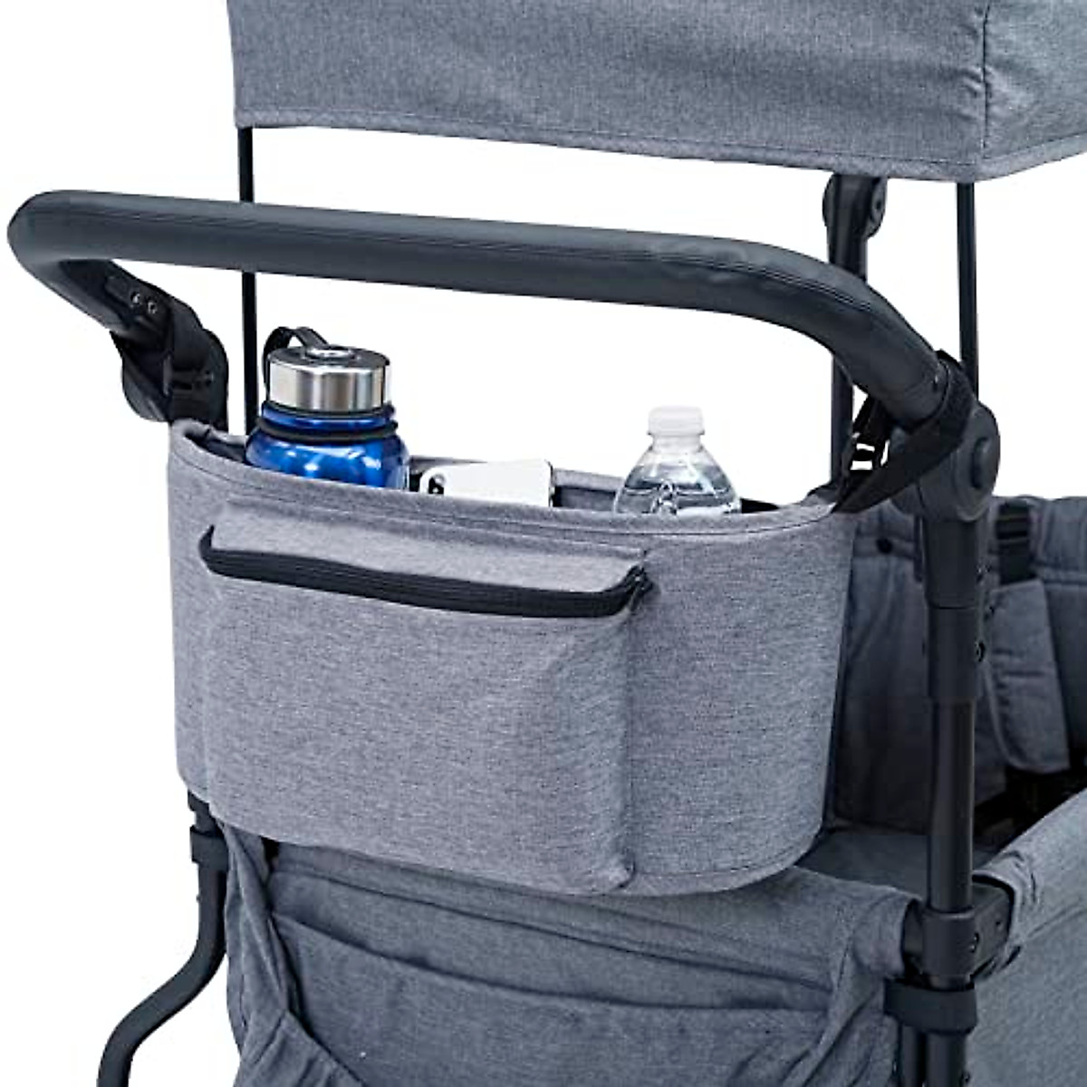 Jeep Parent Organizer for Wrangler Stroller Wagon by Delta Children (Works with Jeep Wrangler Stroller Wagon #60001), Grey