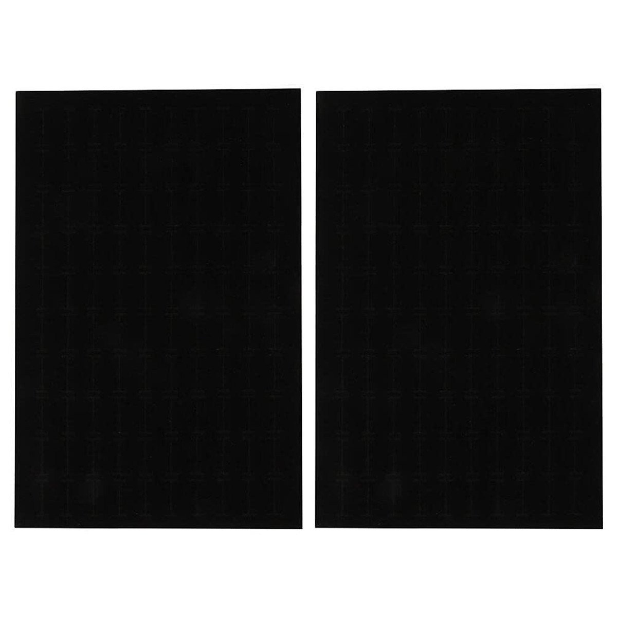 FOMIYES 2pcs Jewelry Drawer Organizer Inserts Foam Trays Earring Display Box Sponge Pad Jewelry Box Sponge Liner Earrings Necklace Showcase Trays for Retail Showcase