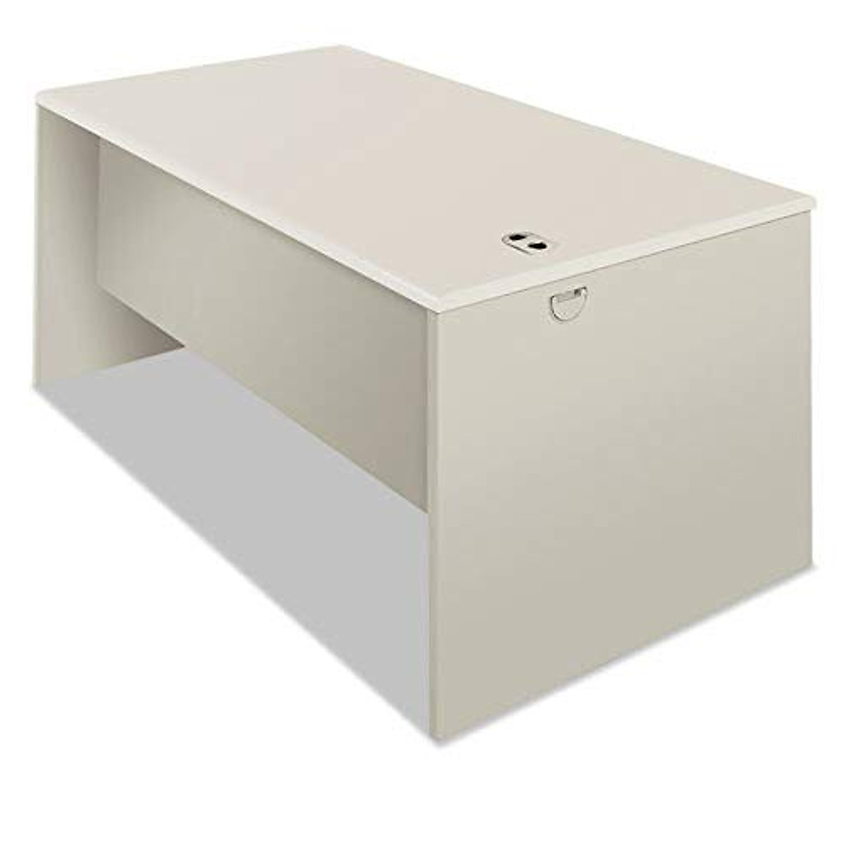 HON 38000 Series Desk Shell, 60" X 30" X 30", Light Gray/Silver