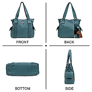 CELELA Genuine Leather Hobo Handbags for Women Concealed Carry Western Shoulder Bag Crossbody Purse