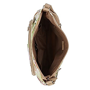 MultiSac Flare Womens Crossbody Bag Shoulder Purse, Mellow Floral