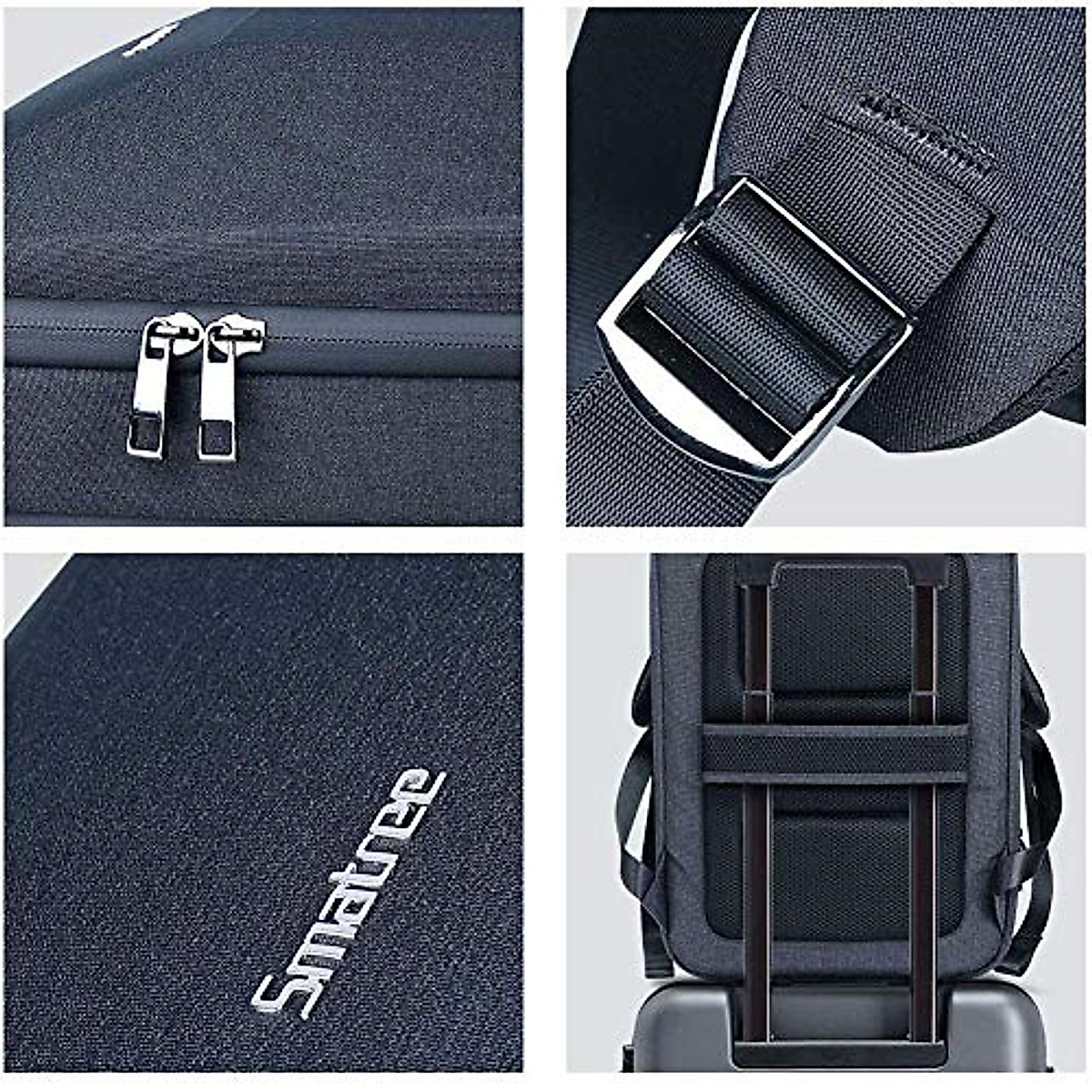 Smatree 15.6-16 inch Laptop Backpack, Hard Waterproof Daypack for Up To 16 inch Macbook Pro 2021, HP Pavilion 15, Acer 15.6 Gaming Laptop,Black