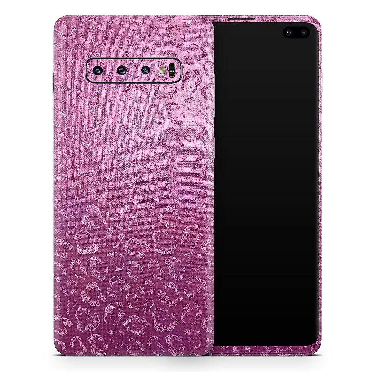 DesignSkinz Glamorous Pink Cheetah Print Protective Vinyl Decal Wrap Skin Cover Compatible with The Samsung Galaxy S20 (Screen Trim & Back Glass Skin)