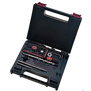 Milescraft 1325 Pocket Jig 200 - Complete Double/Twin Pocket Hole Jig Kit System. Easy to use, pocket hole drill guide, screw jig with all accessories.