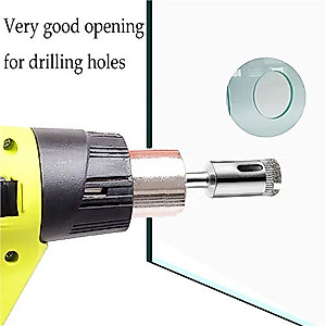 1/2" Inch Diamond Drill Bit Hole Saw for Tile Glass Marble Granite Fiberglass Ceramic Tool (5 Pack)