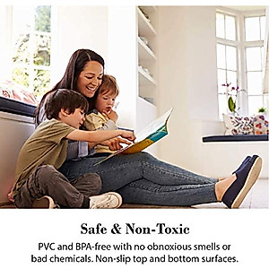 WellnessMats CompanionMat Anti-Fatigue Comfort & Support - Non-Slip with Handle - 18"x22"x 3/4" Gray