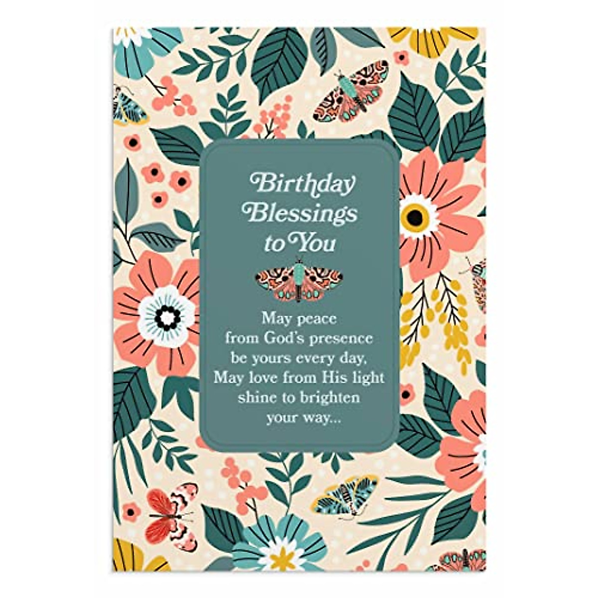 DaySpring - Encouraging You - 4 Floral Card Birthday Assortment with Scripture - 12 Birthday Boxed Cards & Envelopes (U1198)