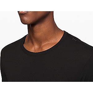 Lululemon Mens Metal Vent Tech Long Sleeve Shirt(Black, M)