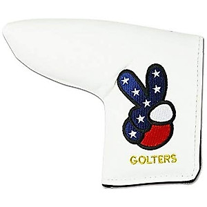 GOLTERS Golf Club Covers Blade Putter Cover Headcover Leather Magnetic Closure for Scotty Cameron Odyssey Taylormade Ping Gift for Men Women Golfer