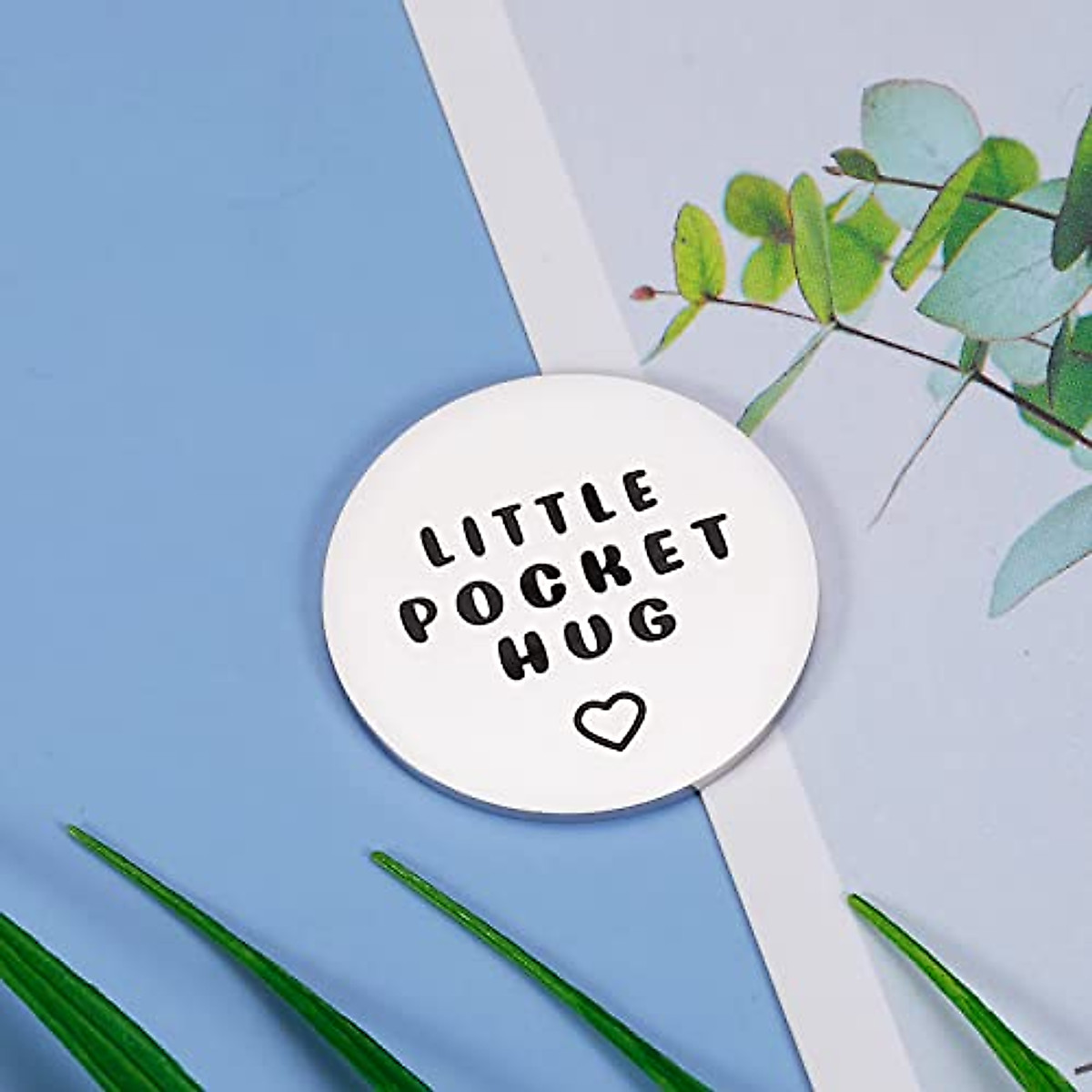 Inspirational Gifts for Women Men Little Pocket Hug Recovery Gifts Motivational Keychain from Depression Surgery Suicide Addiction Alcoholics Sobriety Presents for Cancer Survivor Warrior Fighter