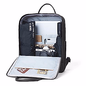 KALIDI Casual Backpack for Women, 15 Inches Laptop Classic Backpack Camping Rucksack Travel Outdoor Daypack College Bag, Black