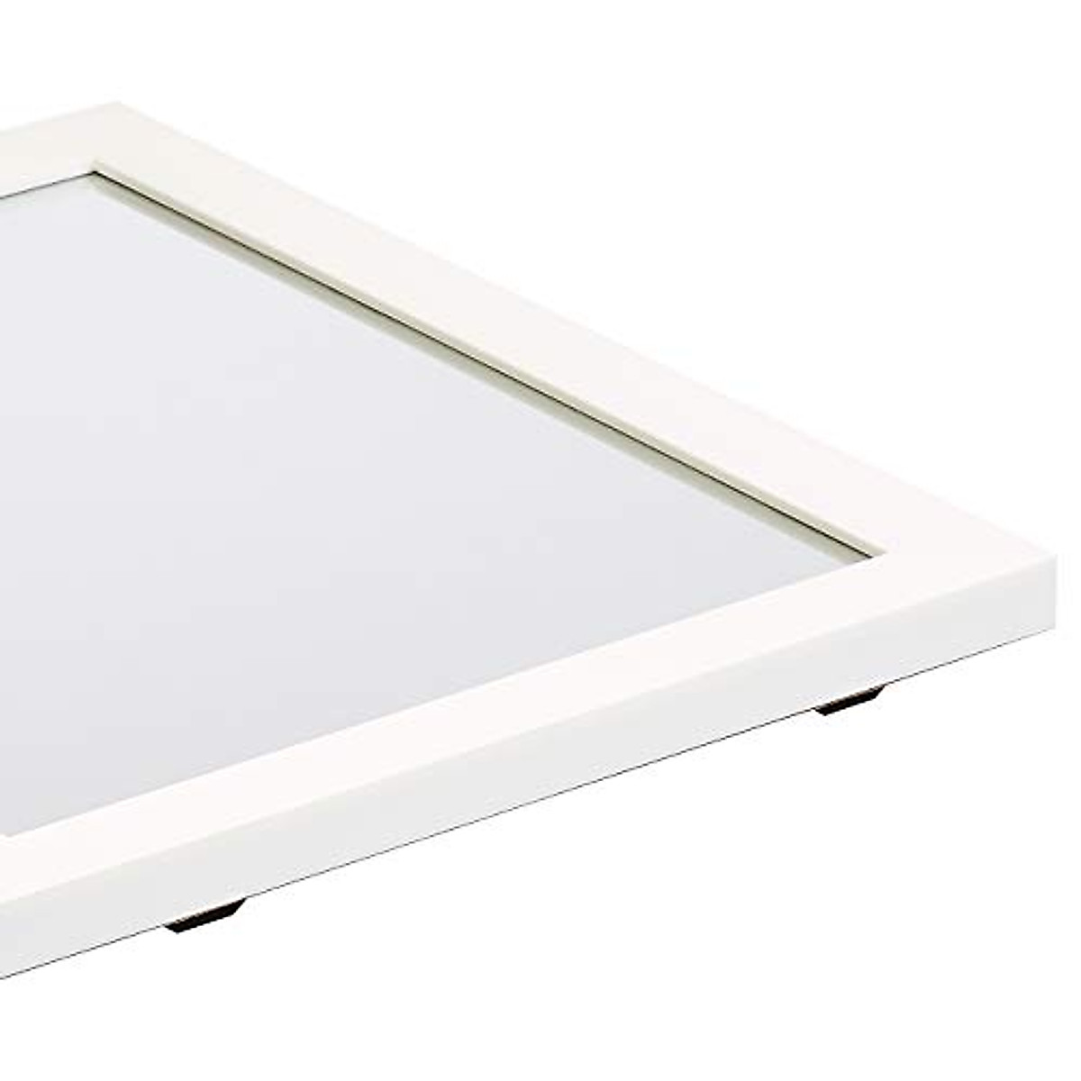 Amazon Basics Rectangular Wall Mirror 16" x 20", Standard Trim, White