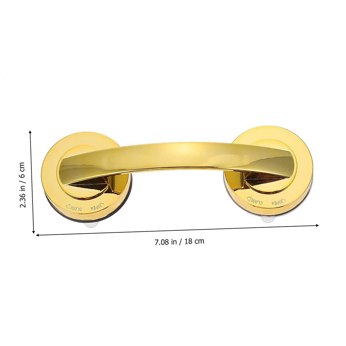 Mobestech 1pc Suction Grab Bar Bath Grab Bar Kitchen Cabinet Handles Hand Rest Assist Bath Handles Suction Bathtub Grab Bars Balance Assist Senior Assist Refrigerator Door Armrest Knob Elder