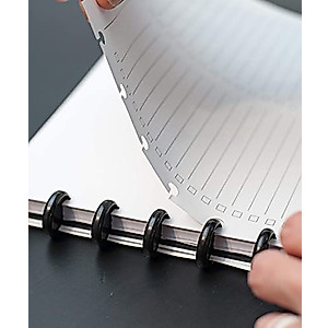 BetterNote 2024 Monthly Calendar Refill with Tabbed Dividers for Discbound Notebooks, Index Tabs, Disc, Pages Fit Happy Planner, Circa Levenger, Arc, TUL, IWP, Talia (Whimsy, 11-Disc, 8.5"x11")