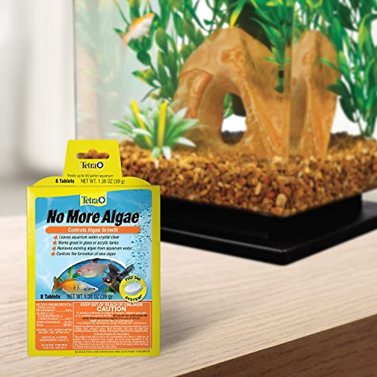 Tetra No More Algae Tablets, 8 tablets, Controls Algae in Aquariums