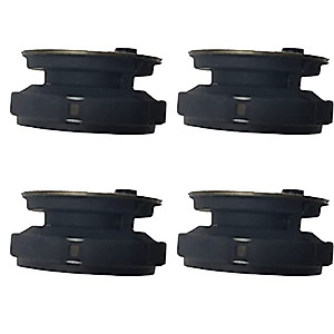sanbaiyi 4PCS 68325-Z07-003 Lower Rubber Foot Pads, Compatible with Honda EB2000i & EU2000i, Fits Generator Lower Foot Rubber for EU2200 and EB2200 - Replace 68325-Z39-C90, 68325-Z44-A30