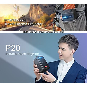 BYINTEK UFO P20 Android 9.0 OS WiFi Portable Smart Projector