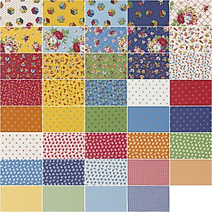 Moda Fabrics Picture Perfect Layer Cake, 42-10'' Precut Fabric Quilt Squares by American Jane