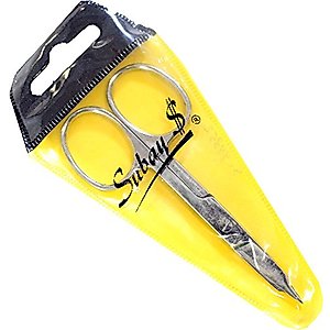 ToolUSA 4.5" Nail Scissors With 1-1/4" Curved Arrow Blades: SC-44352-Z02 : (Pack of 2 Pcs)