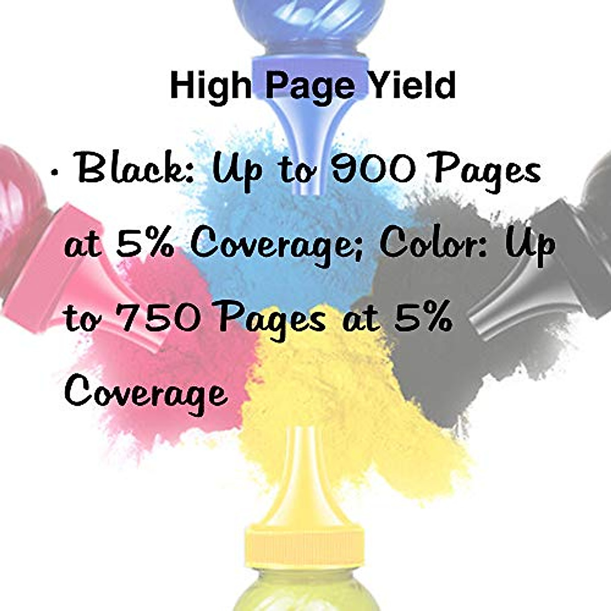 HI-VISION HI-YIELDS ® Compatible LC-65 LC65 Ink Cartridge Replacement (4 Black, 2 Cyan, 2 Yellow, 2 Magenta, 10-Pack)