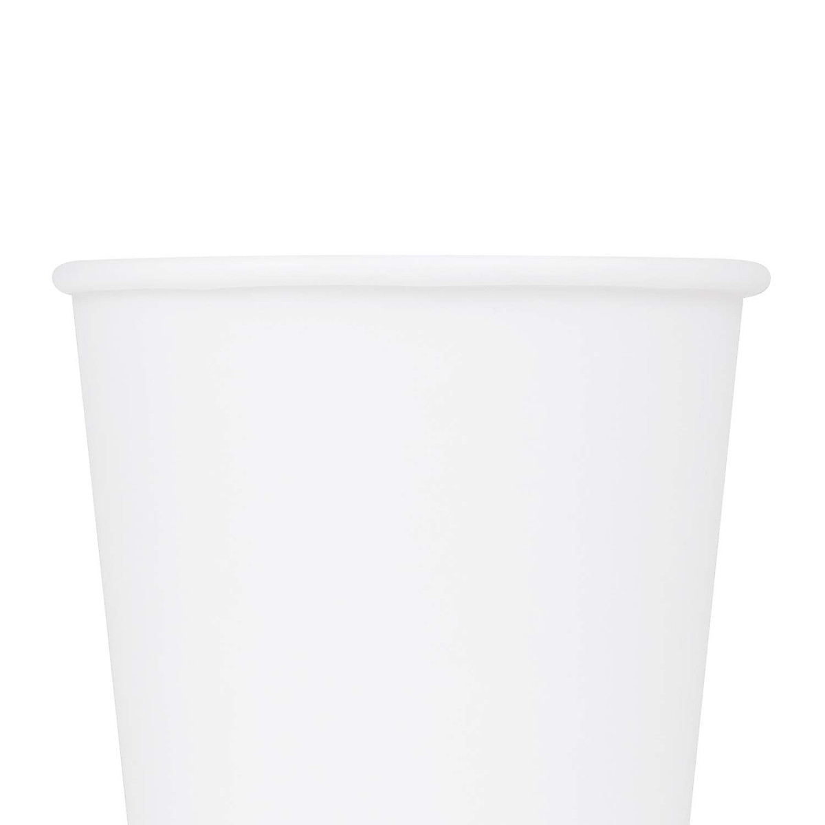 Karat 12oz Premium White Paper Hot Coffee Cups Diameter 3.54", Disposable, Leak-Resistant Double Poly-Lined, Ideal for Restaurants - Pack of 1000