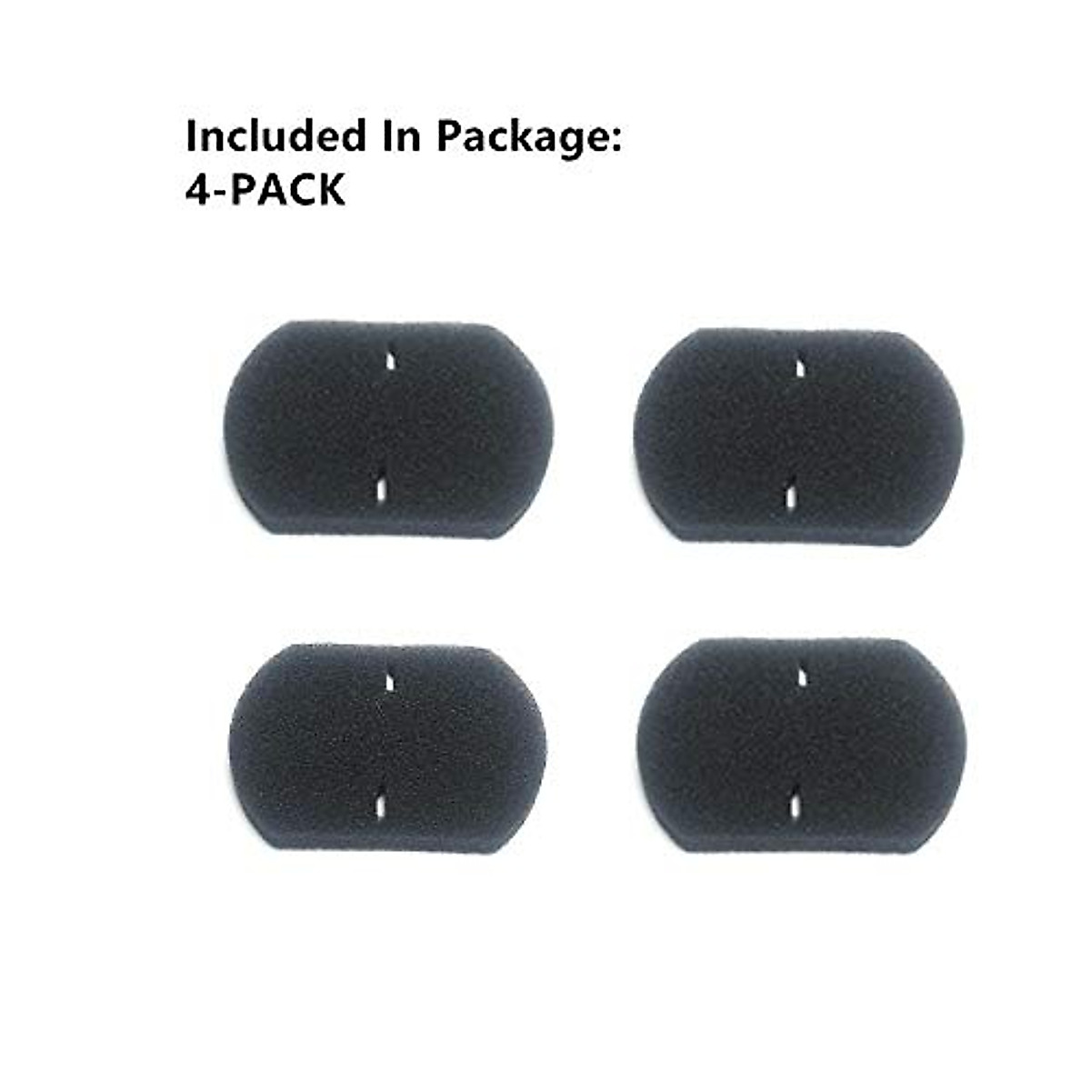 Vacuum Sponges Filter Replacement for Bissell 3-in-1 Stick Lightweight Bagless Cleaner, Fits Model 2030,2033,2033M,20336,20334（4-Pack）
