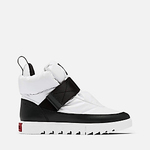 Sorel Women's Joan of Arctic Next Lite Strap Puffy Boot- Waterproof - White, Black - Size 10