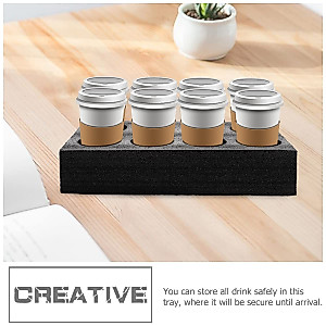 2pcs Milk Tea Drink Cup Holder Sodas Drinks Drink Packaging Tray Coffee Cup Carrier Take Out Cup Holder Disposable Drinkware Coffee Cup Tray Commercial Tea Milk Pearl re-usable