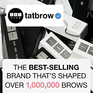 TatBrow PREMIER Edge Define Eyebrow Pencil– Eyebrow Makeup for Defining Brows, Long Lasting, Waterproof Eyebrow Pencil for Natural Looking Brows, Ash Black