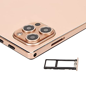 Honio Gaming Tablet, 2 Card Slots 10.1 Inch FHD Octa Core CPU Office Tablet 8GB RAM 256GB ROM for Family (US Plug)