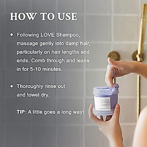 Davines LOVE Smoothing Conditioner, 8.76 Fl Oz