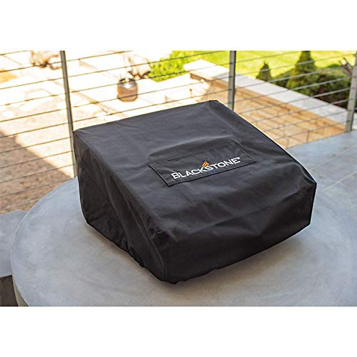 Blackstone 17 inch Griddle Cover and Carry Bag Water Resistant 600D Polyester Heavy Duty Flat top 17" Gas Grill Cover Accessory Exclusively Fits Blackstone 17" Griddle Cooking Station Without Hood