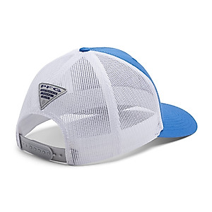 Columbia Unisex PFG Mesh Snap Back Ball Cap, Vivid Blue/Marlin, One Size