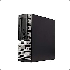 Dell OptiPlex 7020 Small Form Factor Desktop PC, Intel Quad Core I7-4790 up to 4.0GHZ, 8G DDR3, 128G SSD, DVDRW, WiFi, BT, DP, VGA, Windows 10 Pro 64 Language Supports English/Spanish/French(Renewed)