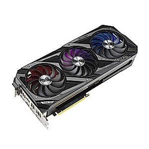 ASUS ROG STRIX NVIDIA GeForce RTX 3060 Ti OC Edition Gaming Graphics Card (PCIe 4.0, 8GB GDDR6, HDMI 2.1, DisplayPort 1.4a, Axial-Tech Fan Design, 2.9-Slot, Super Alloy Power II, GPU Tweak II)