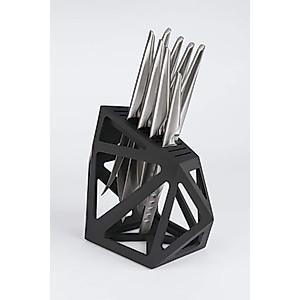 Edge of Belgravia BLACK DIAMOND Kitchen Knife Block Holder | Knives not included - match knives only