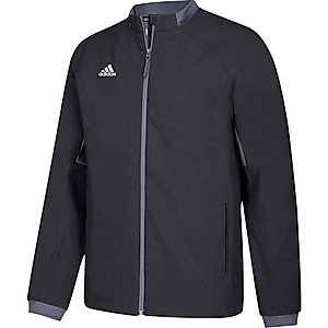 adidas Mens Climawarm Fielder's Choice Jacket, Black/Onix Grey, Small
