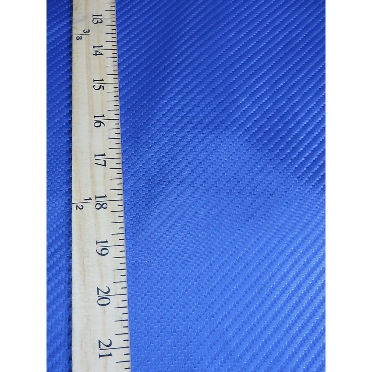 Carbon Fiber Marine Vinyl Fabric - 10 Colors - Sold by The Yard Waterproof PVC Upholstery Commercial Outdoor (Royal)