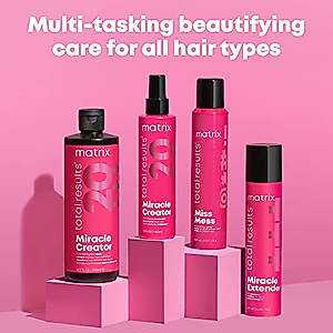 MATRIX Total Results Miracle Creator | Ultimate Strengthening Leave-In Conditioner | Moisturizing Heat Protectant & Detangler Spray | For Damaged Hair | Sulfate Free | 6.8 Fl. Oz.