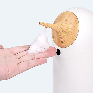 Bottles Soap Dispensers 300lm 10oz Electric Automatic Foaming Shower Dispenser, Touchless Battery Operated Adjustable Holder