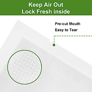 Moretoes 150pcs Vacuum Sealer Bags, Gallon 11" x 16" and Quart 8" x 12" and Pint 6" x 10" Food Saver Bags BPA Free, Pre-cut Commercial Grade Vac Bags for Food Storage, Meal Prep or Sous Vide