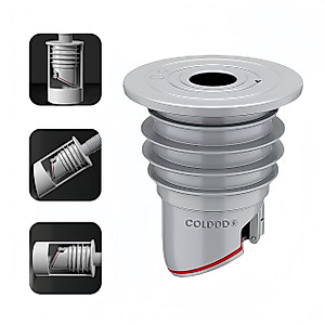 COLDDD Washing Machine Drain Hose Seal, Anti-Odor Floor Drain Plug Sewer Pipe Seal Ring Sealing Cover, Washing Machine Sealing Plug (1, M(40-45))