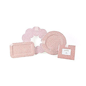 HAPPY EVERYTHING! Red Small Dot Mini Entertaining Rectangle Platter