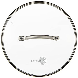 GreenPan Glass Lid with Stainless Steel Handle, 8"